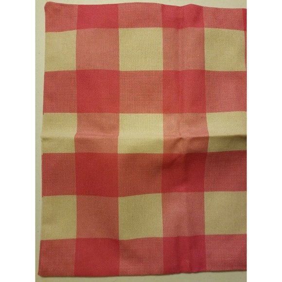 Unbranded | Accents | Set Of 2 Farmhouse Style Red Gingham Checked ...